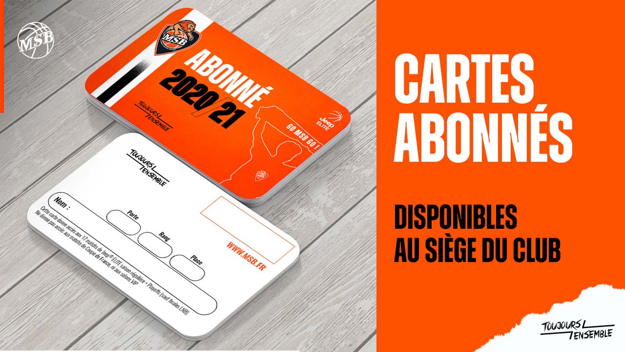 MSB.FR - Cartes Abonnés Disponibles